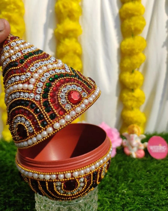 Reusable Decorated Coconut Cover – Wedding Ghar