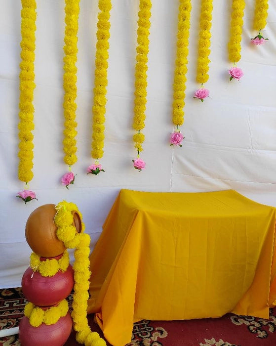 Whole Set of Mehndi/Haldi Decoration ( Total 17 items) – Wedding Ghar